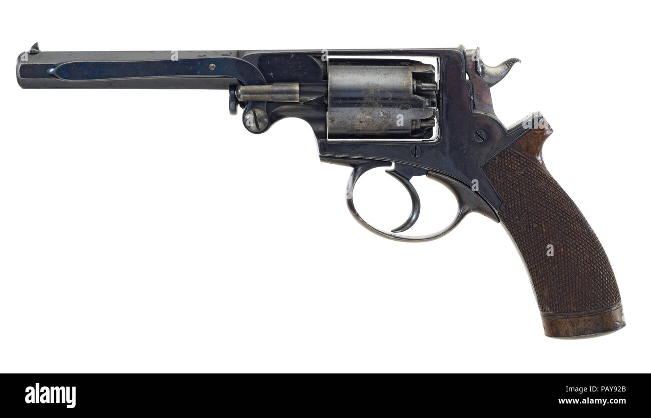 Beaumont Adams revolver Stock Photo - Alamy