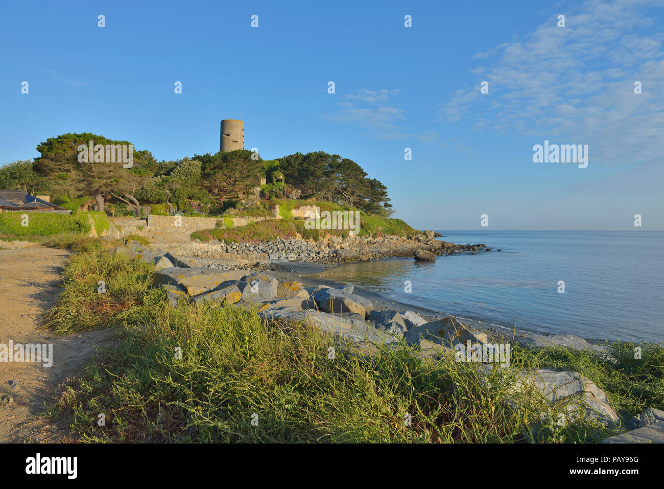 Fort Saumarez, Martello tower in Saint Peter (Saint Pierre du Bois ...