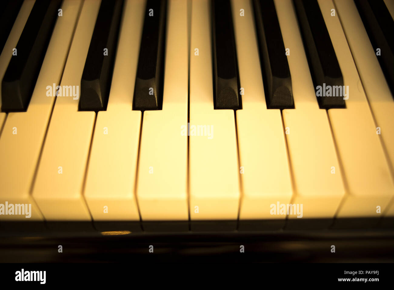 Concert hall grand piano keyboard keys ready for classical music ...