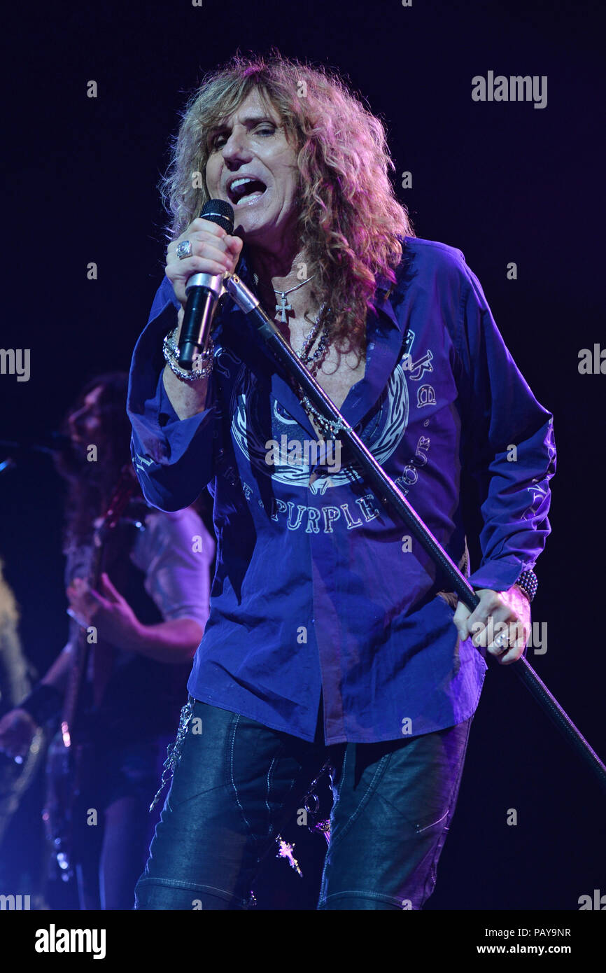 HOLLYWOOD FL - AUGUST 05: Joel Hoekstra, Reb Beach and Michael Devin of ...