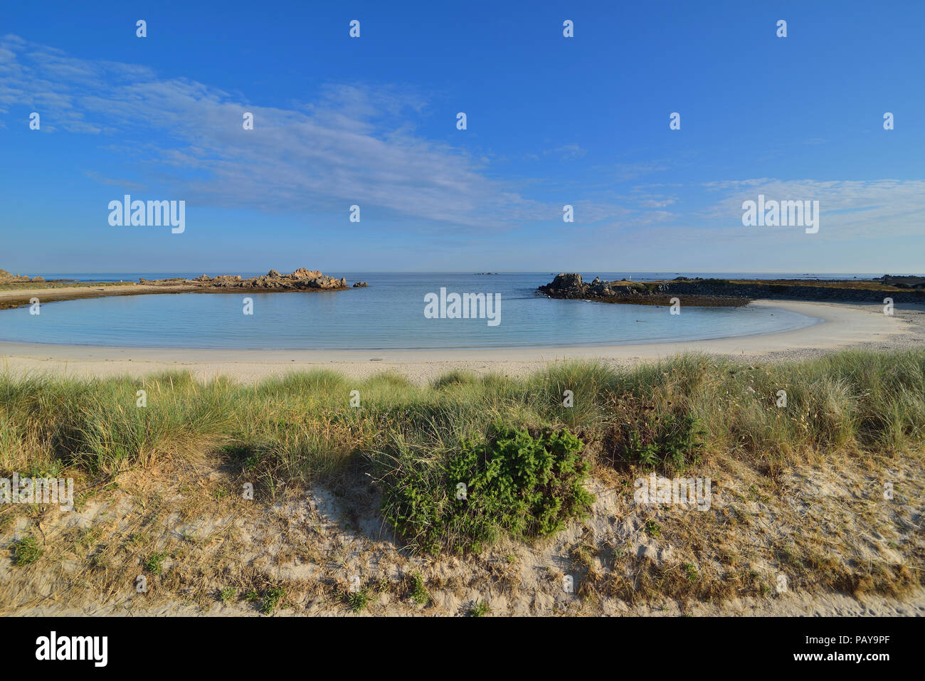 Port Soif Bay, Guernsey, Channel islands, British Islands Stock Photo ...