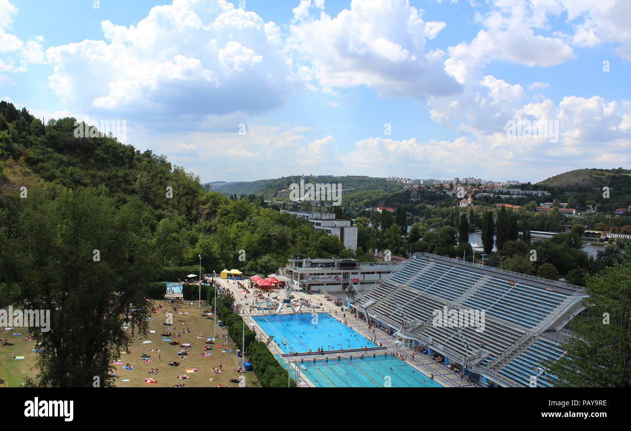 Prague swimming pool hi-res stock photography and images - Alamy