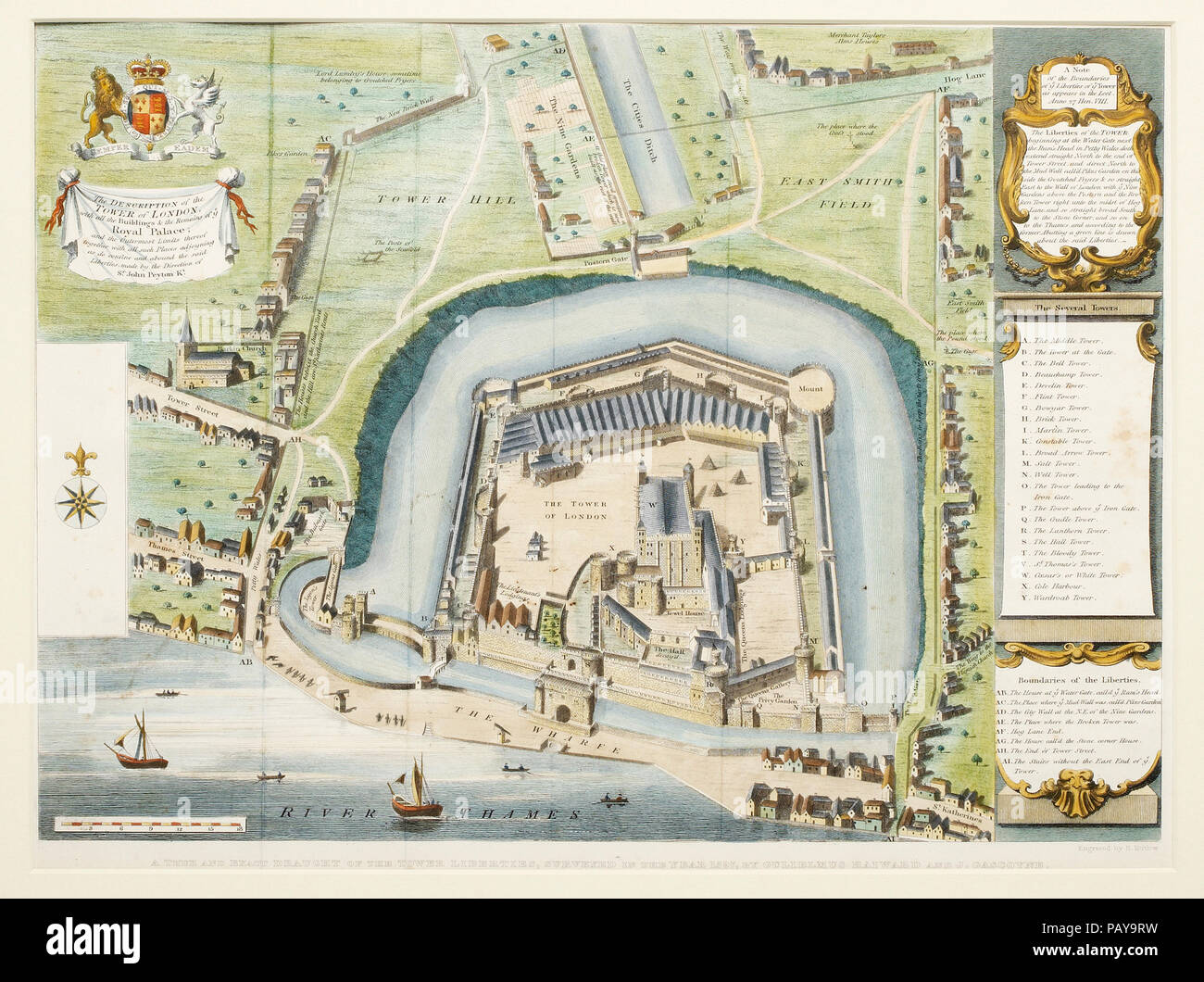 Aerial map of london hi-res stock photography and images - Alamy