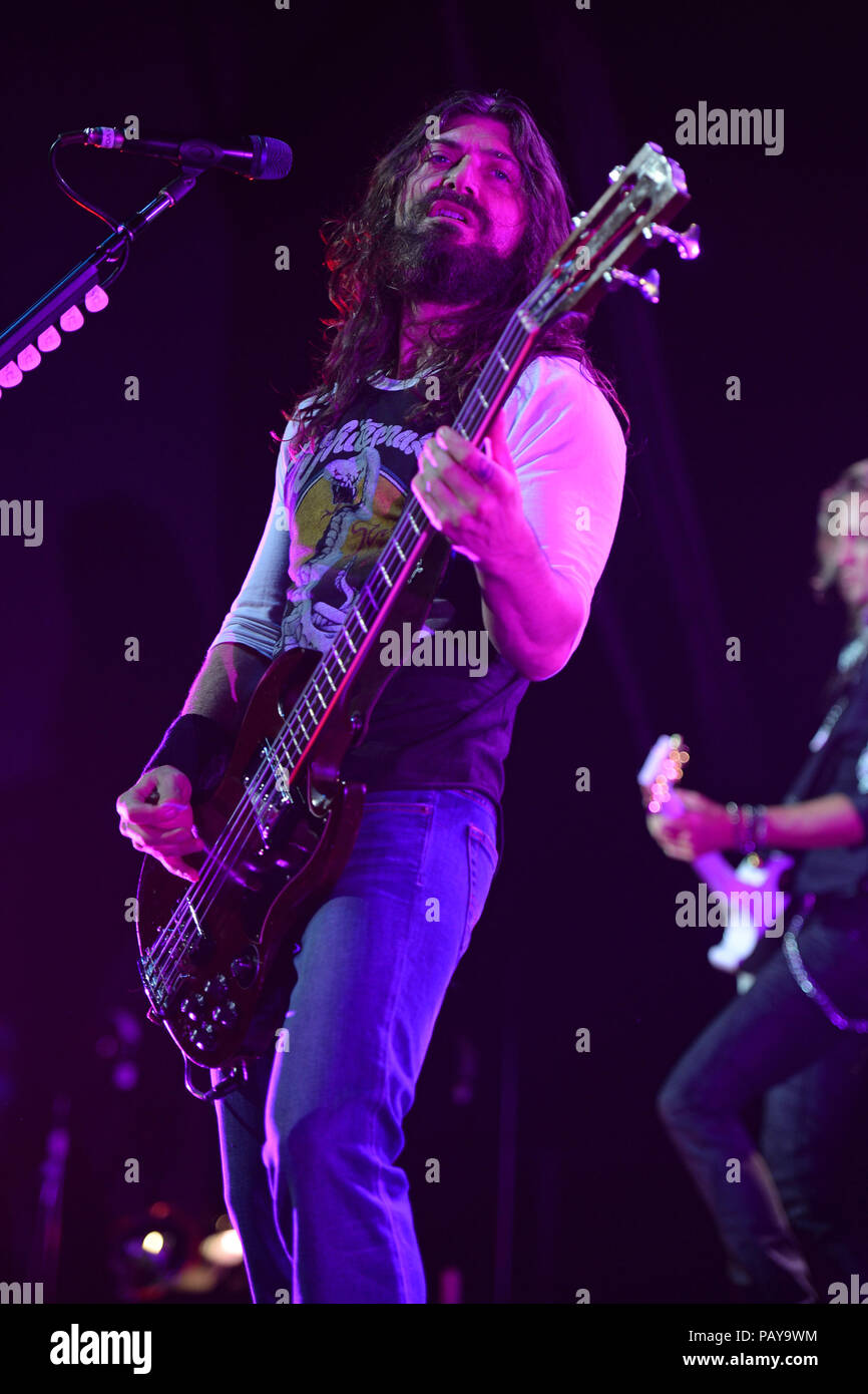 HOLLYWOOD FL - AUGUST 05: Joel Hoekstra, Reb Beach and Michael Devin of ...