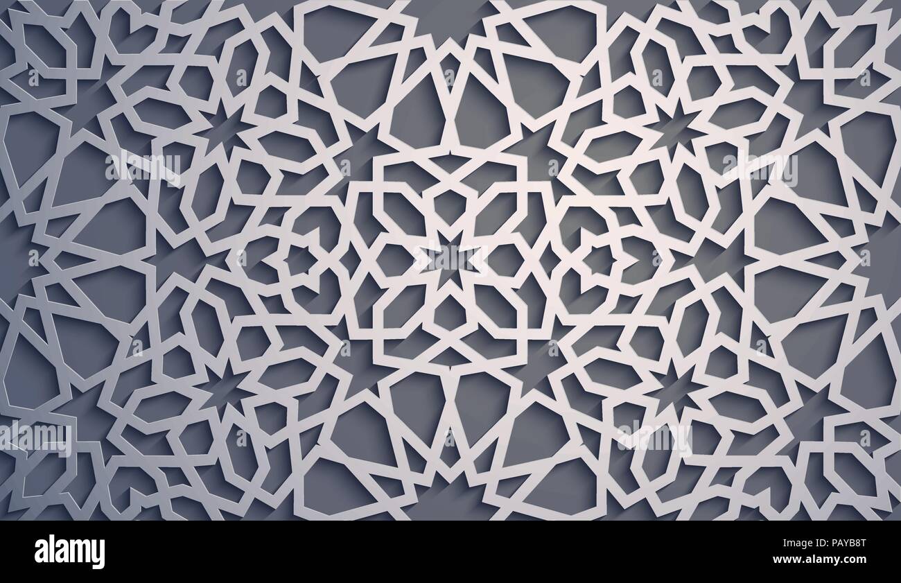 Purple background . Islamic ornament vector , persian motiff . 3d ...