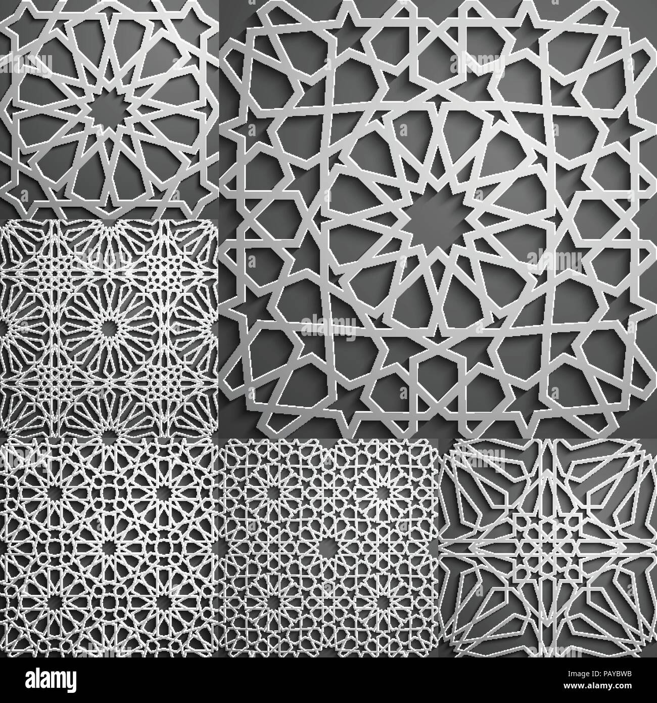 Islamic Pattern Seamless Arabic Geometric Pattern East Ornament Indian Ornament Persian