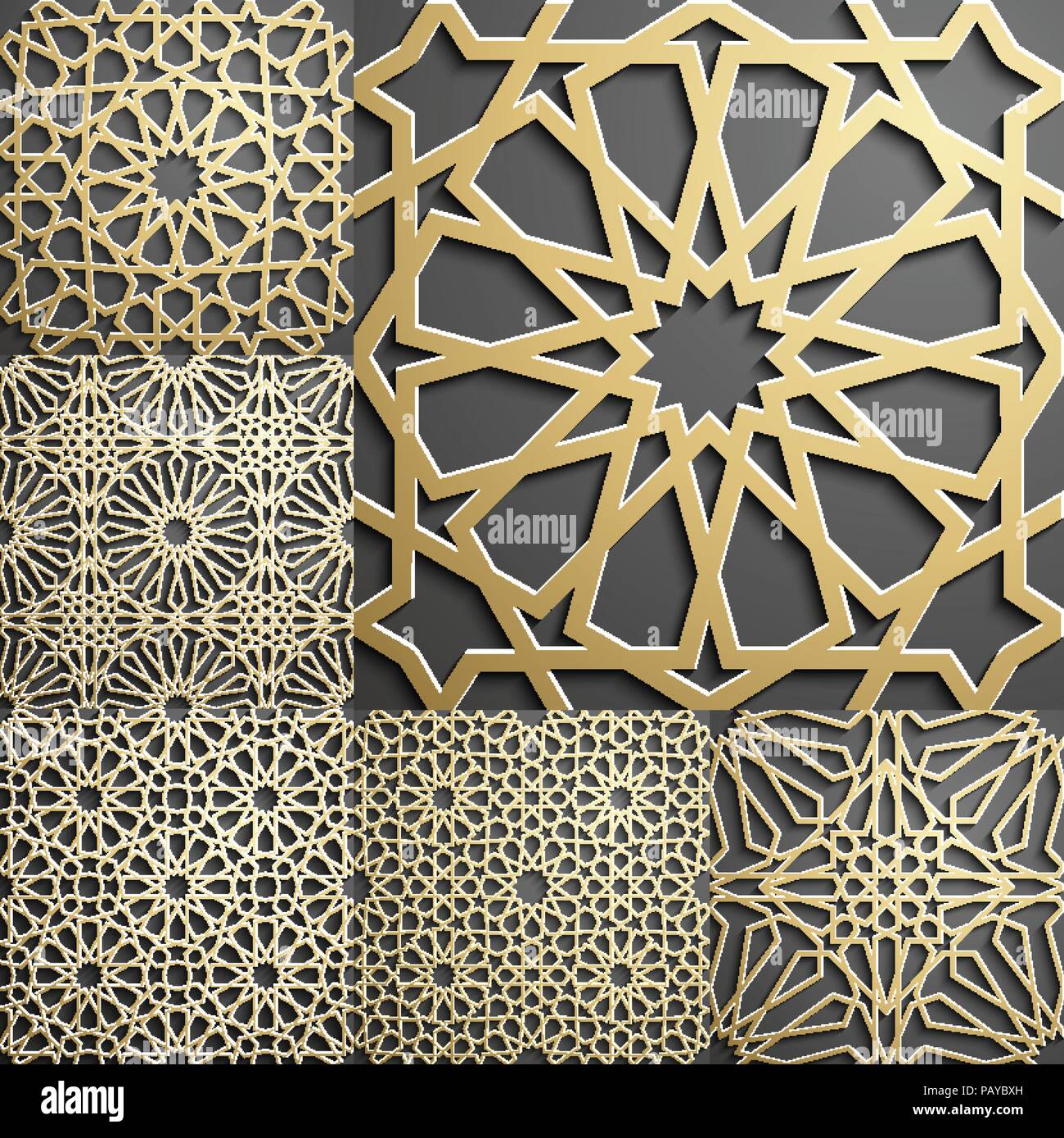 Islamic pattern . Seamless arabic geometric pattern, east ornament ...