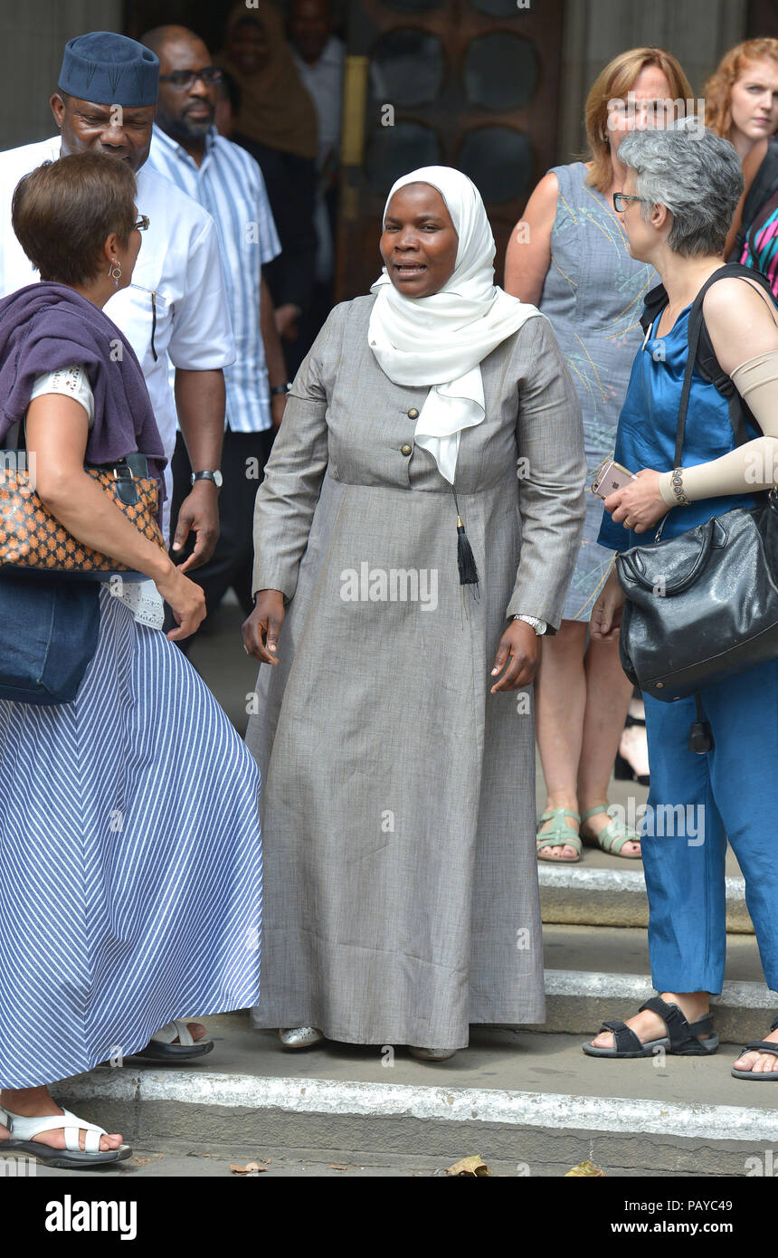 Hadiza Bawa Garba Outside High Court High Resolution Stock Photography ...