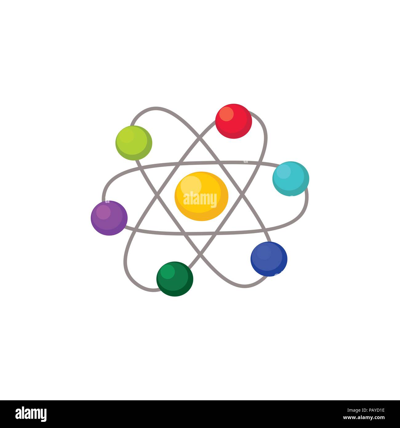 vector molecule isolated Stock Vector Image & Art - Alamy