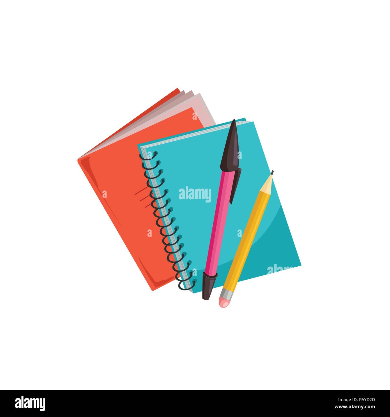 notebook vector isolated Stock Vector Image & Art - Alamy