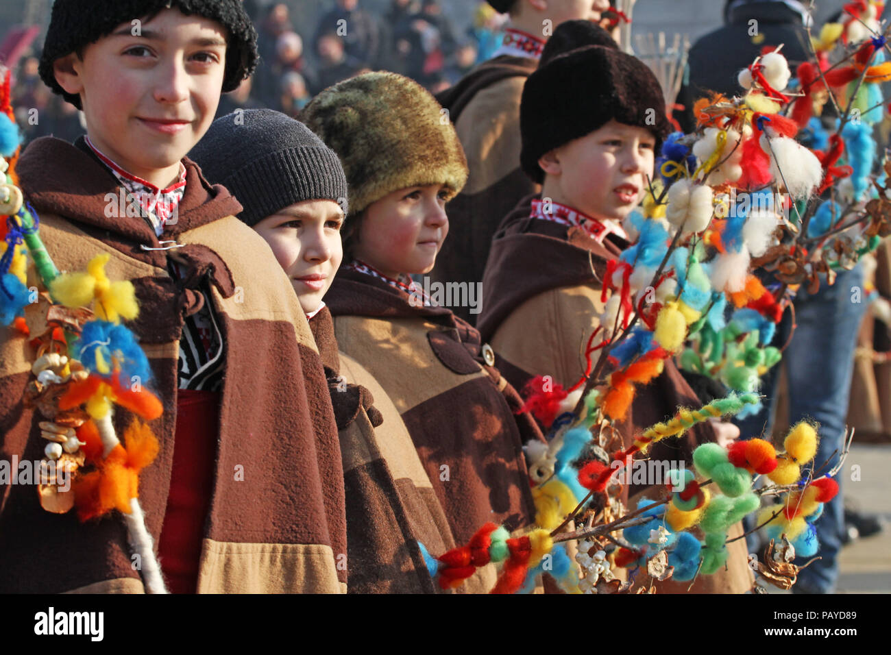Survakari with traditional costumes performs ritual lightly pats the ...