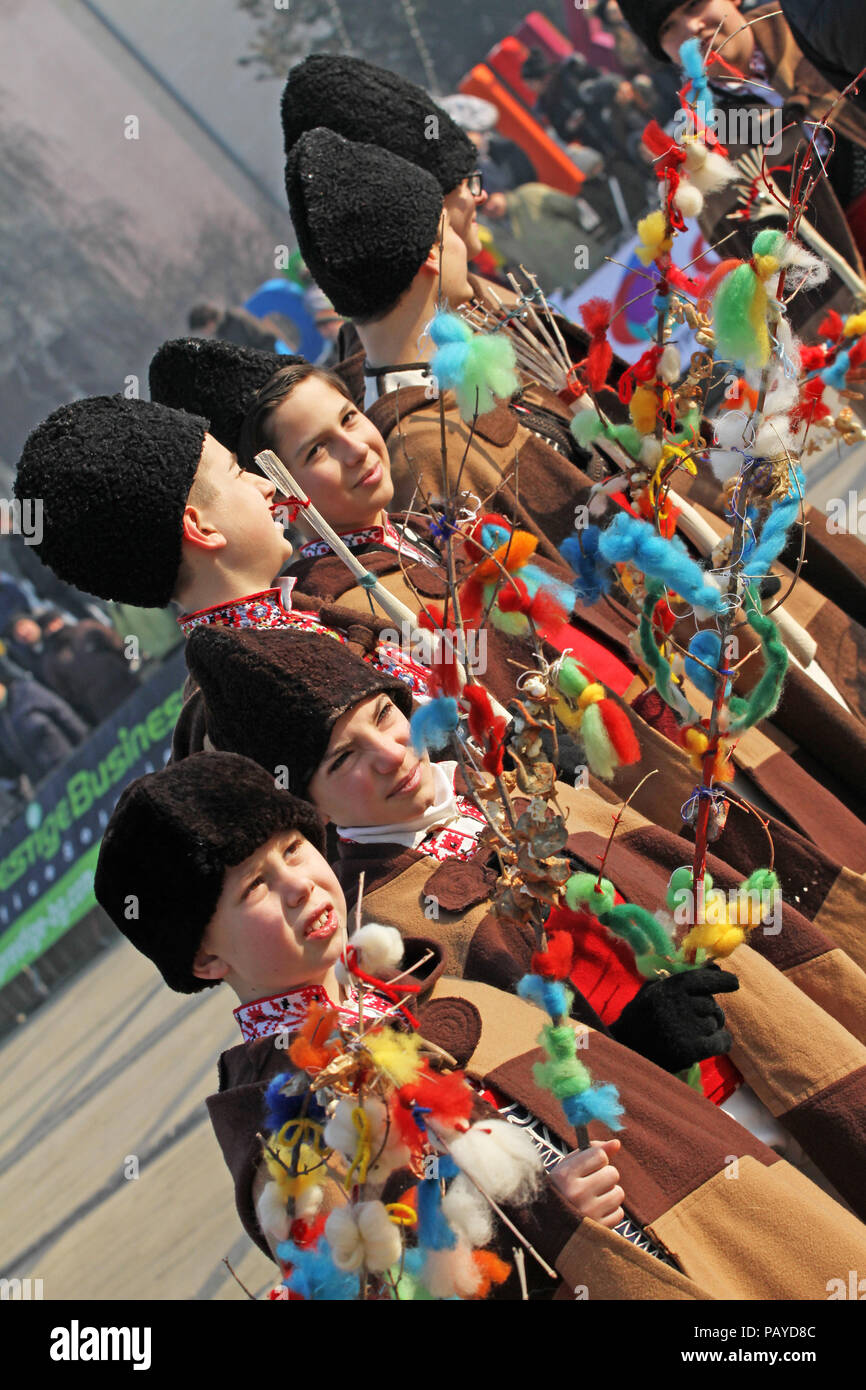 Survakari with traditional costumes performs ritual lightly pats the ...