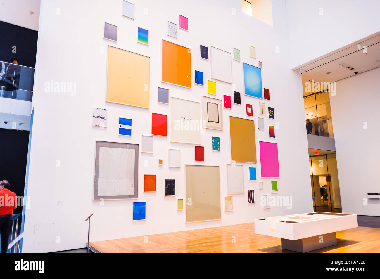 NEW YORK, USA - OCT 8, 2015: Interior of the Museum of Modern Art (MoMA ...