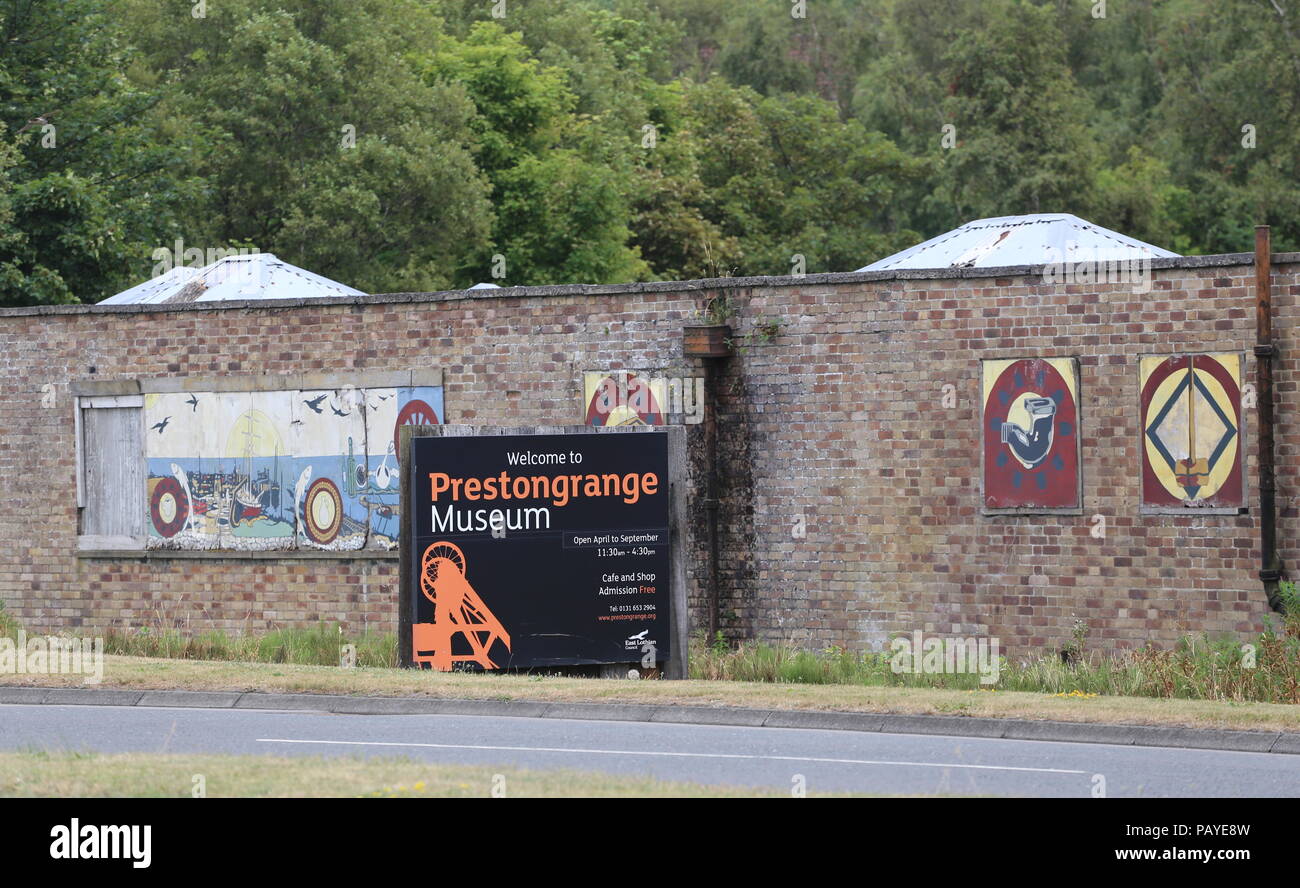 Prestongrange Industrial heritage Museum East Lothian Scotland July ...