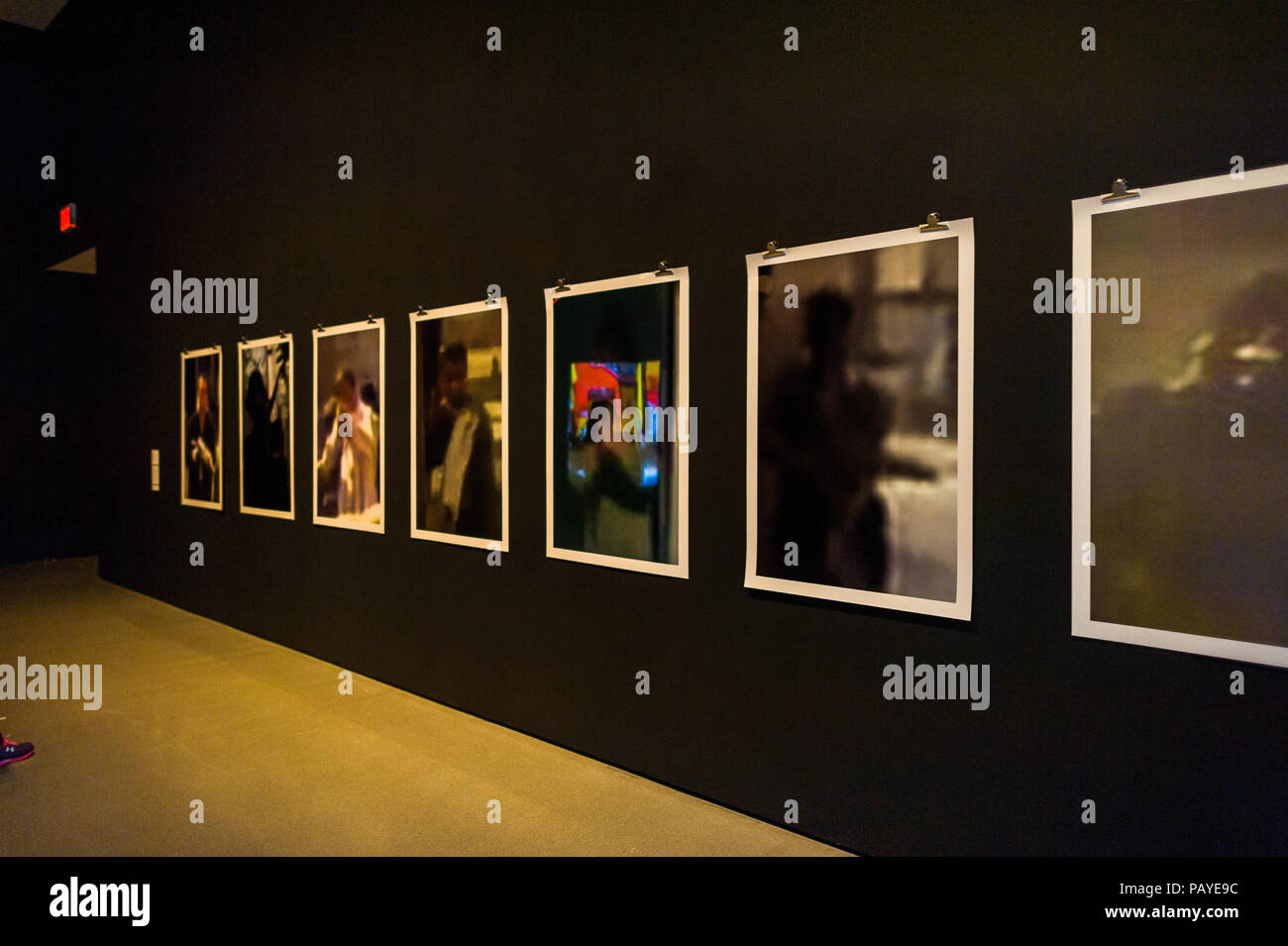 NEW YORK, USA - OCT 8, 2015: Interior of the Museum of Modern Art (MoMA ...
