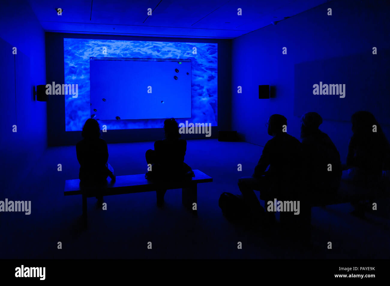 NEW YORK, USA - OCT 8, 2015: Interior of the Museum of Modern Art (MoMA ...