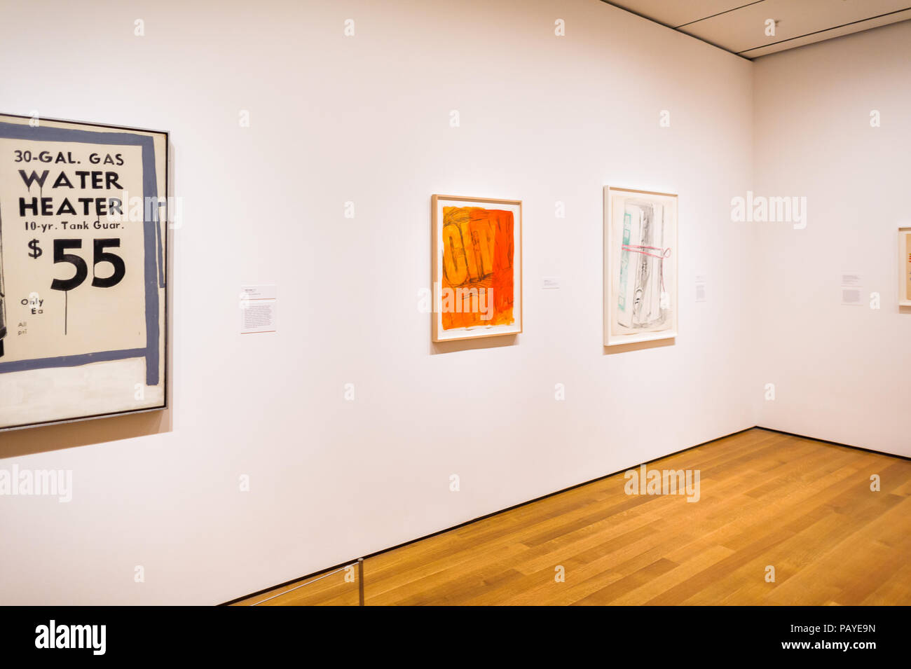 NEW YORK, USA - OCT 8, 2015: Interior of the Museum of Modern Art (MoMA ...