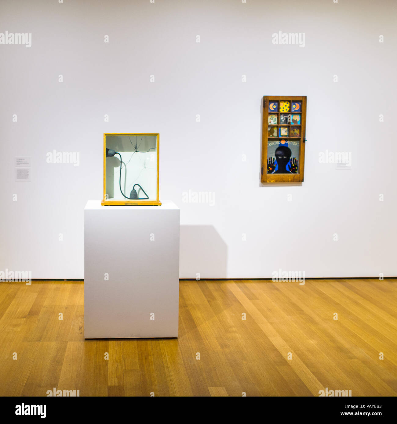 NEW YORK, USA - OCT 8, 2015: Interior of the Museum of Modern Art (MoMA ...