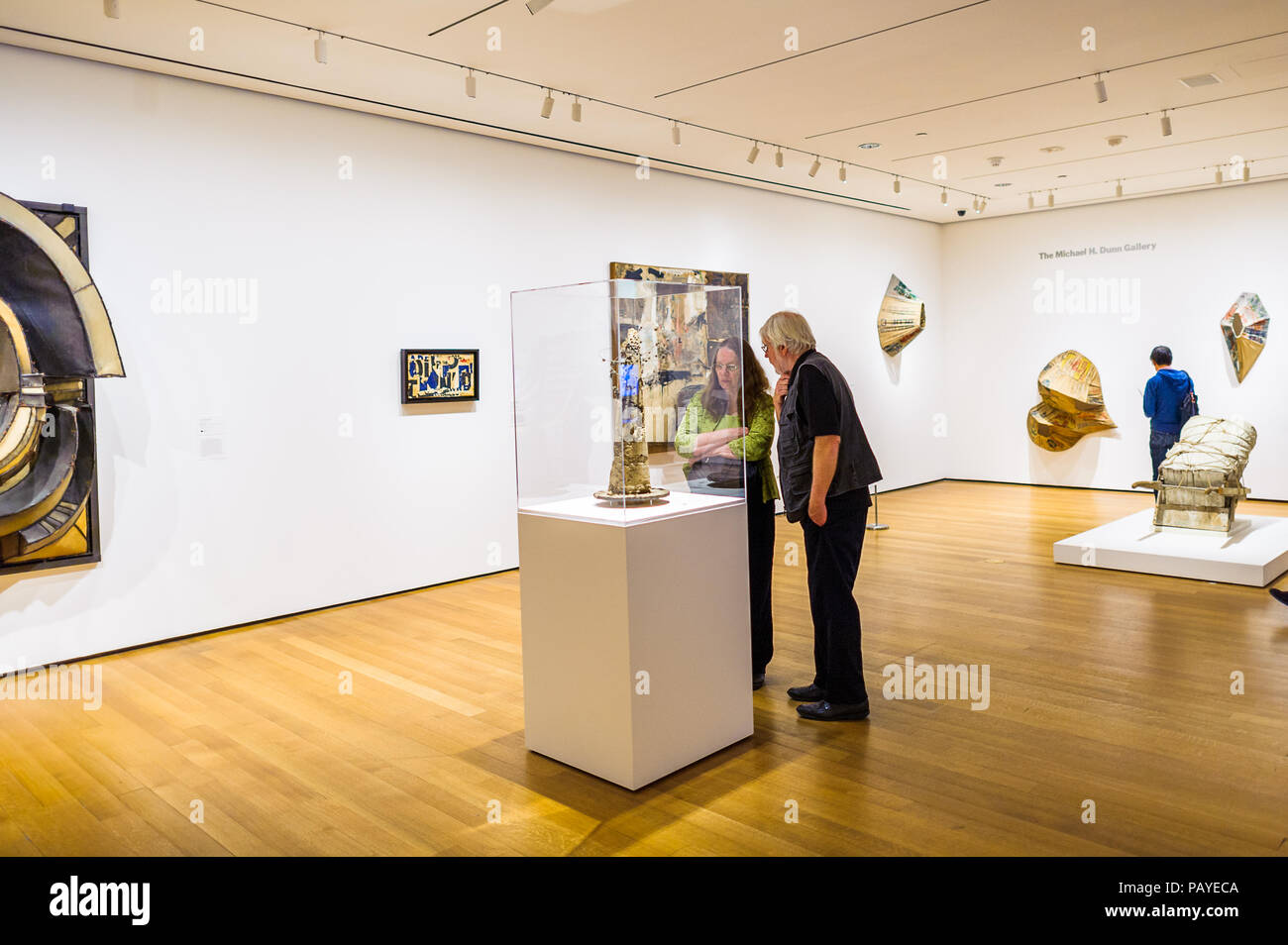 NEW YORK, USA - OCT 8, 2015: Interior of the Museum of Modern Art (MoMA ...