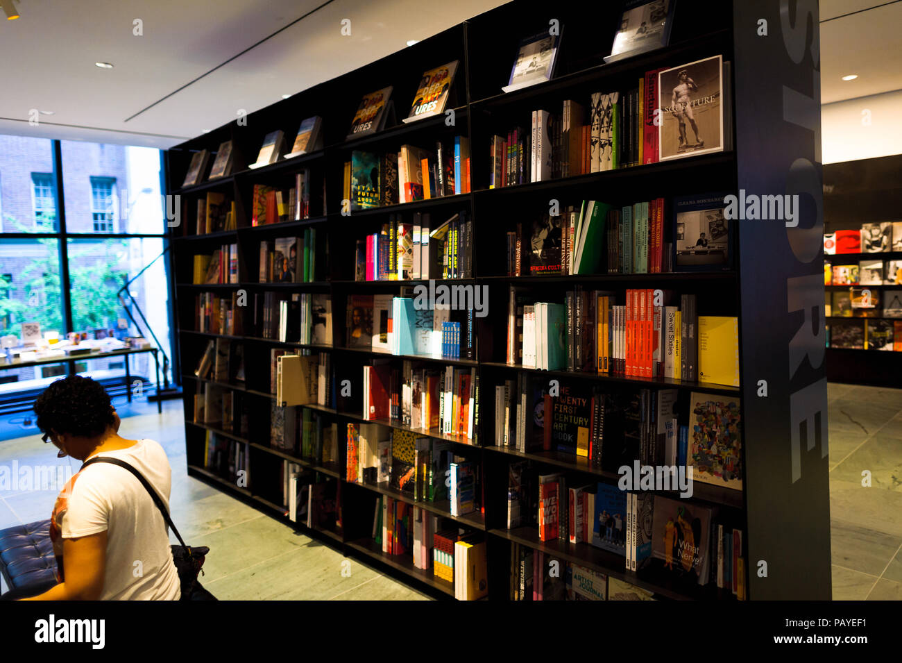 NEW YORK, USA - OCT 8, 2015: Interior of the Museum of Modern Art (MoMA ...