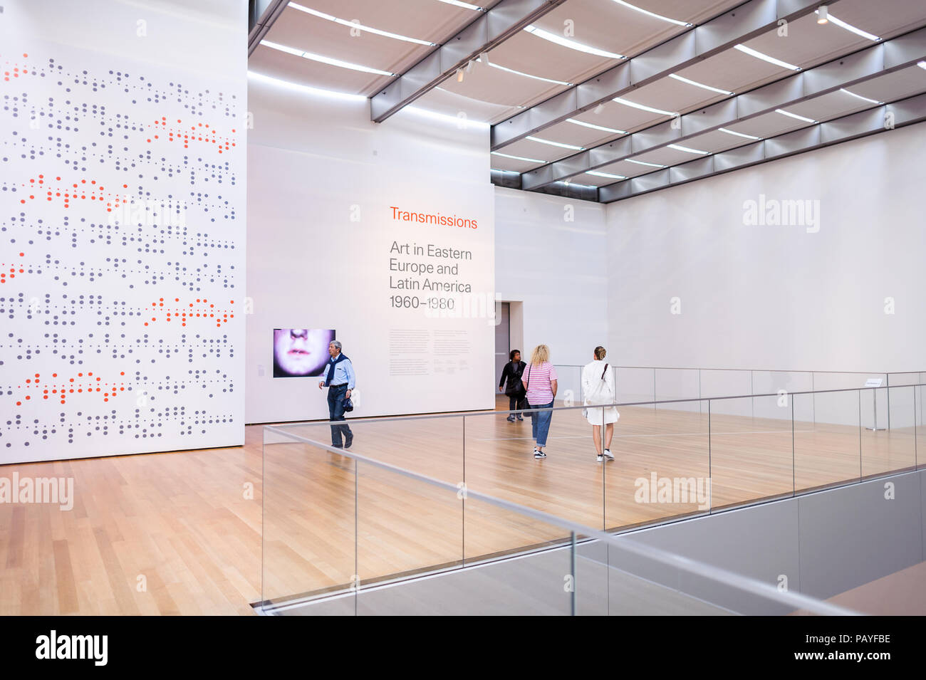 NEW YORK, USA - OCT 8, 2015: Interior of the Museum of Modern Art (MoMA ...