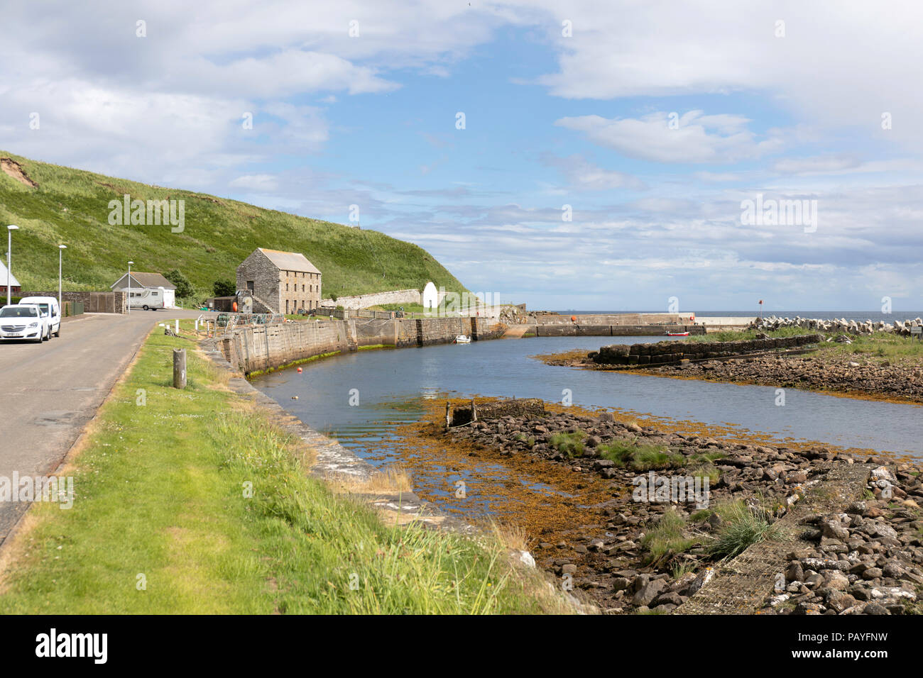Dunbeath Harbour, the Highlands, Scotland Stock Photo - Alamy