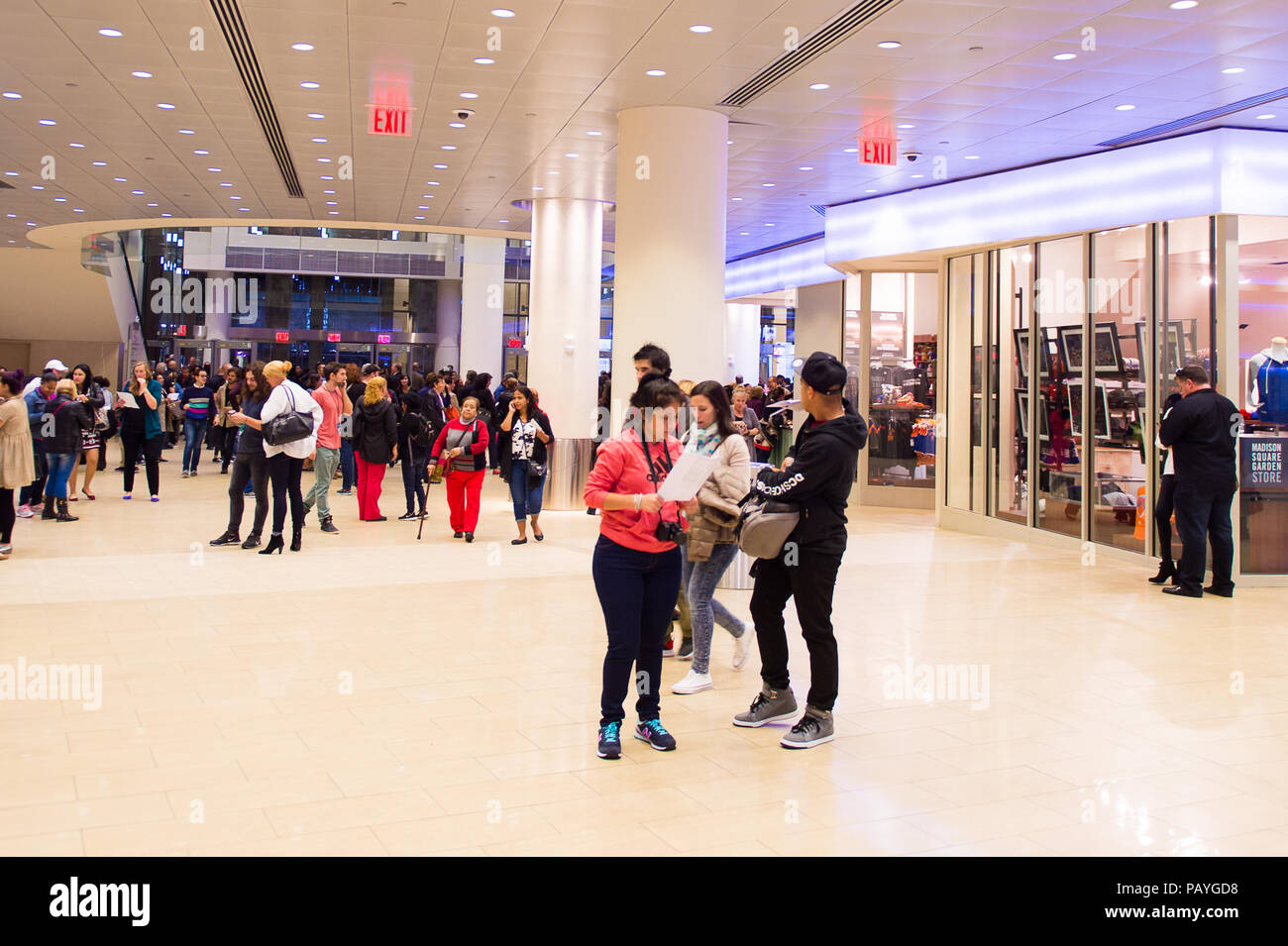 Madison square garden stadium concert hi-res stock photography and ...