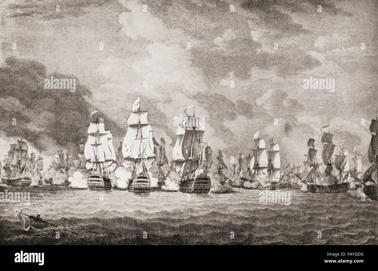 French naval warfare hi-res stock photography and images - Alamy