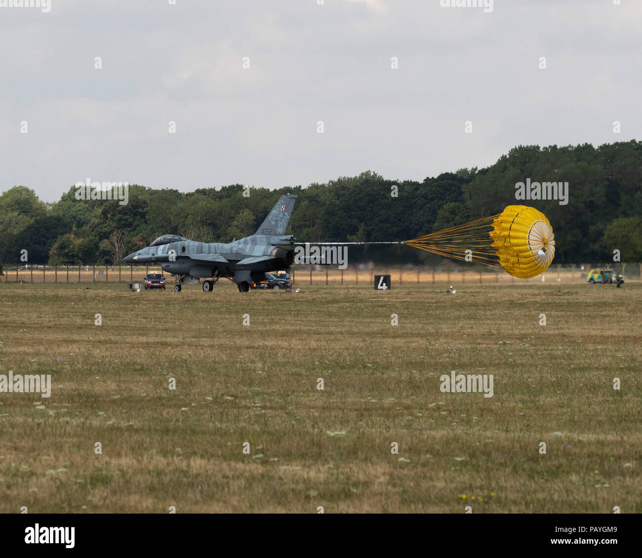 Landing Parachute Airplane Fighter Stock Photos & Landing Parachute ...