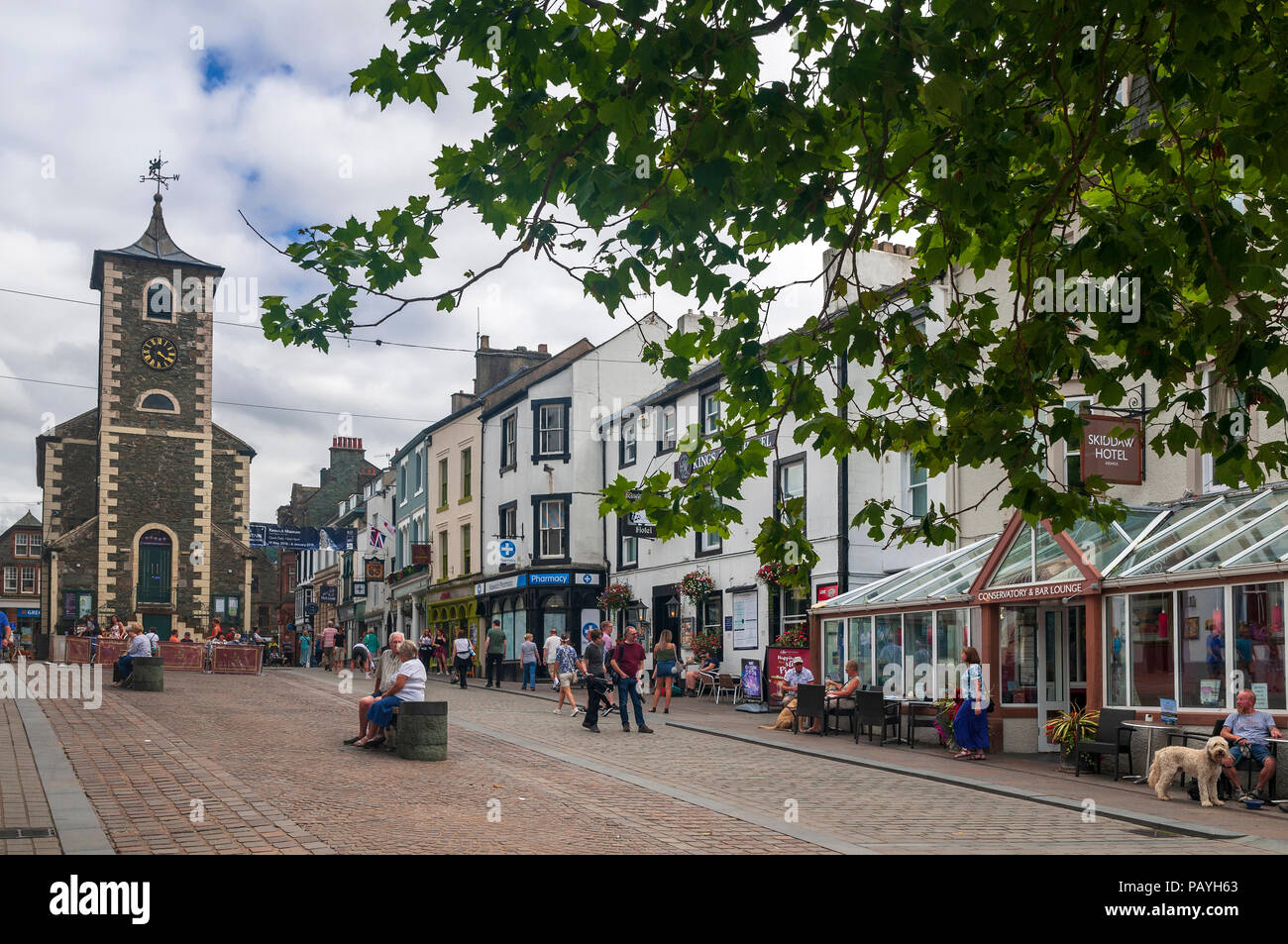 Keswick. Derwentwater. Lake district. Cumbria. North West England Stock ...