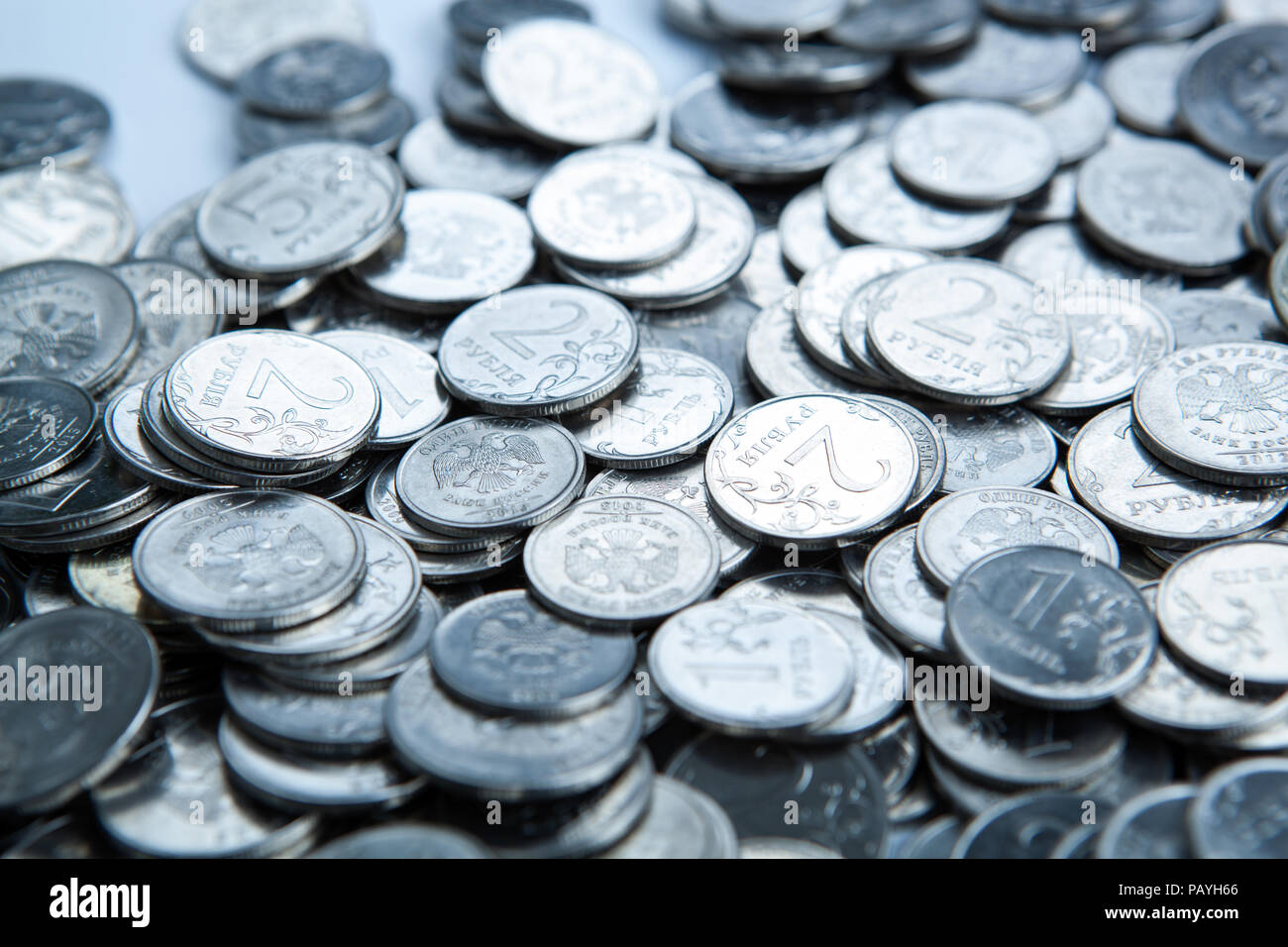 Rouble coins hi-res stock photography and images - Alamy