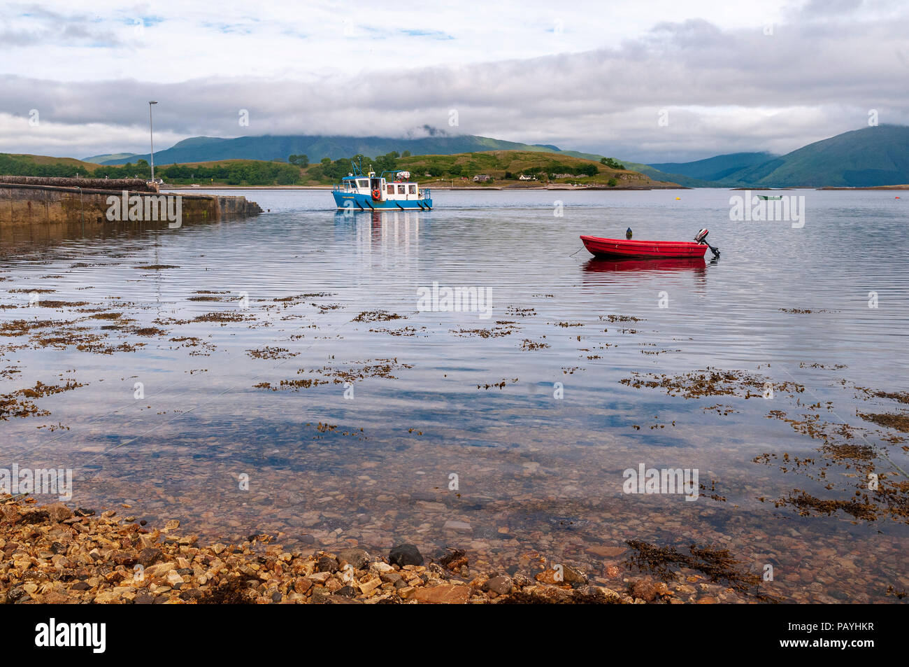 Port Appin Loch Linnhie. Argyll. Scotland Stock Photo - Alamy