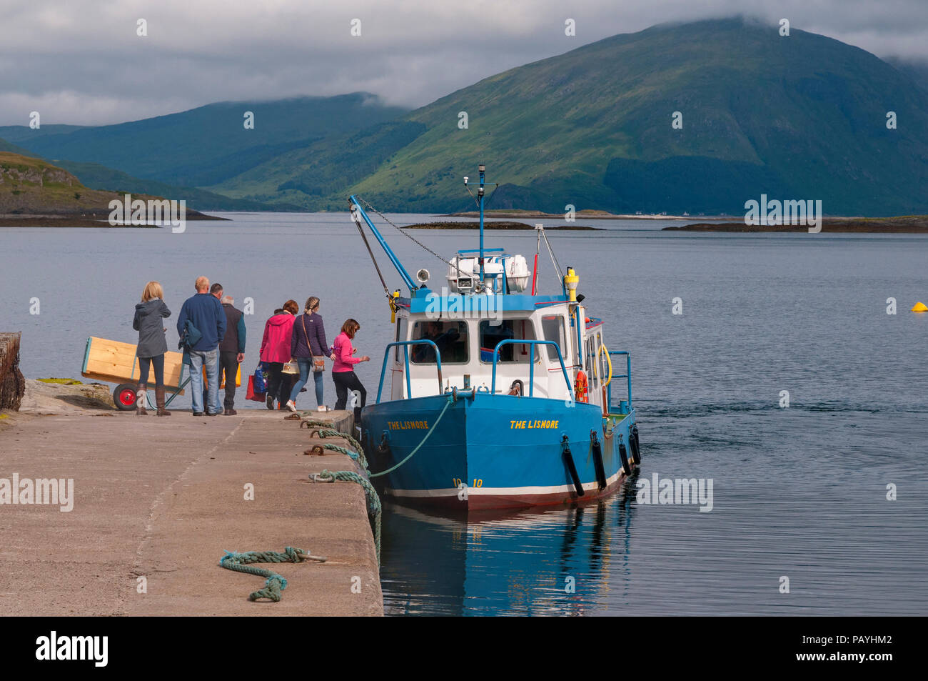 Port Appin Loch Linnhie. Argyll. Scotland Stock Photo - Alamy