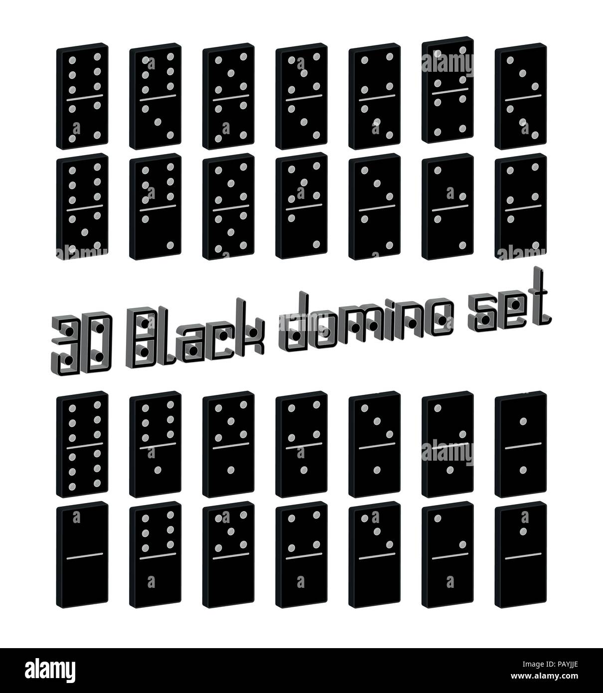 White dominos Stock Vector Images - Alamy