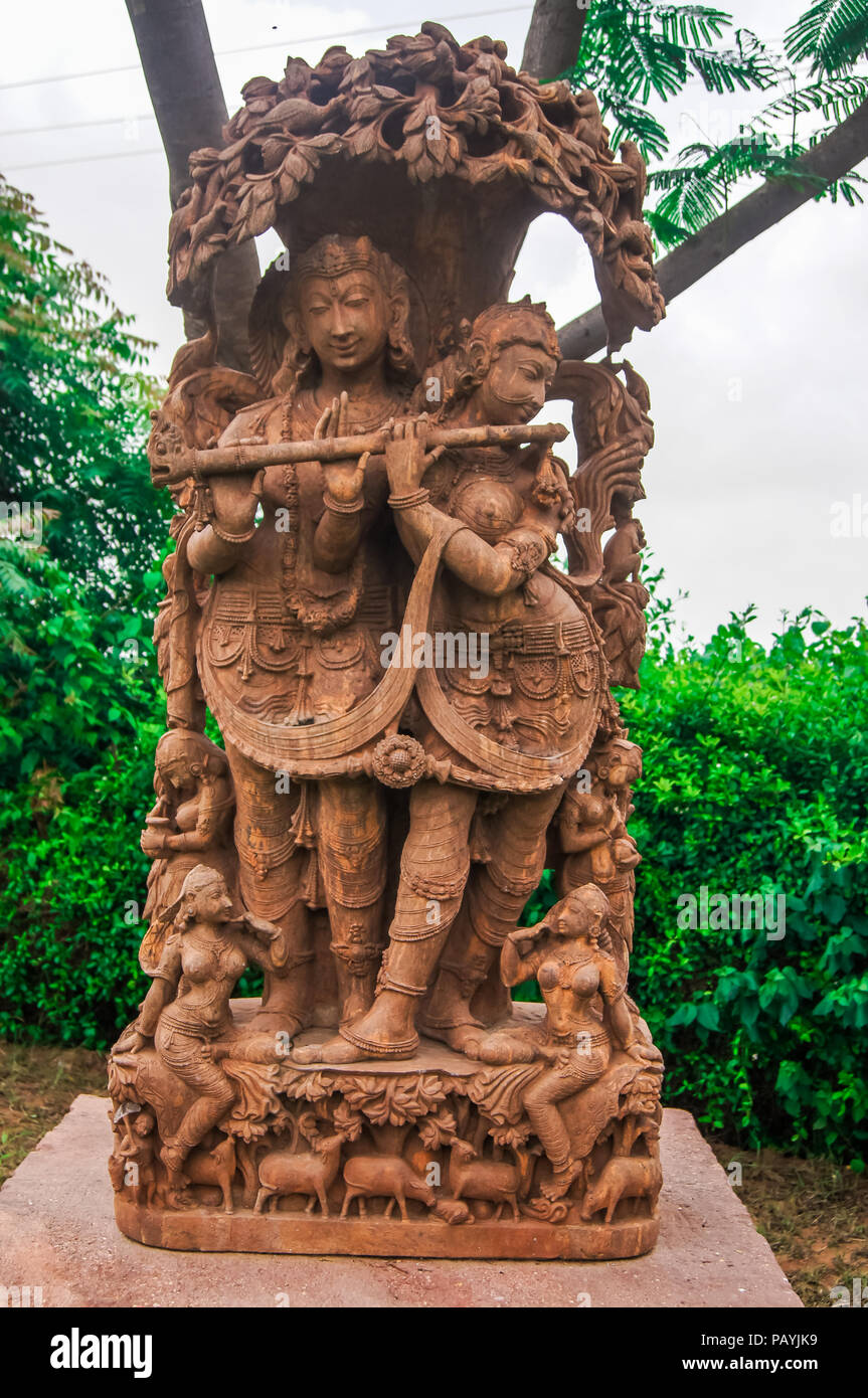 Antique Ancient Stone Idol at, Gujarat - India Stock Photo - Alamy