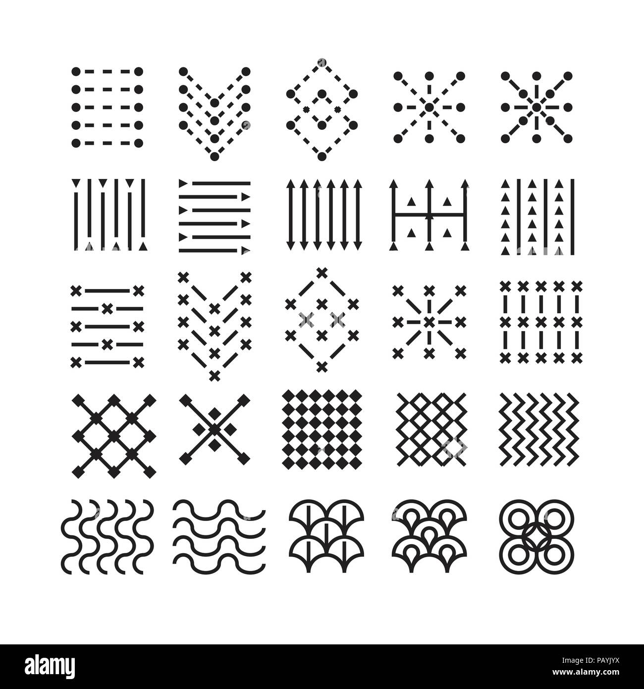 Chevron pattern vector vectors Cut Out Stock Images & Pictures - Alamy