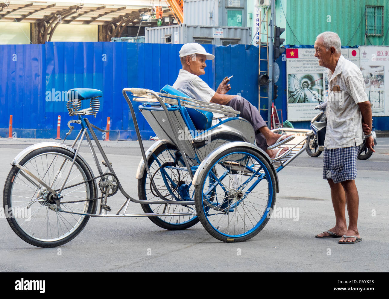 Asian male rickshaw transport hi-res stock photography and images - Alamy