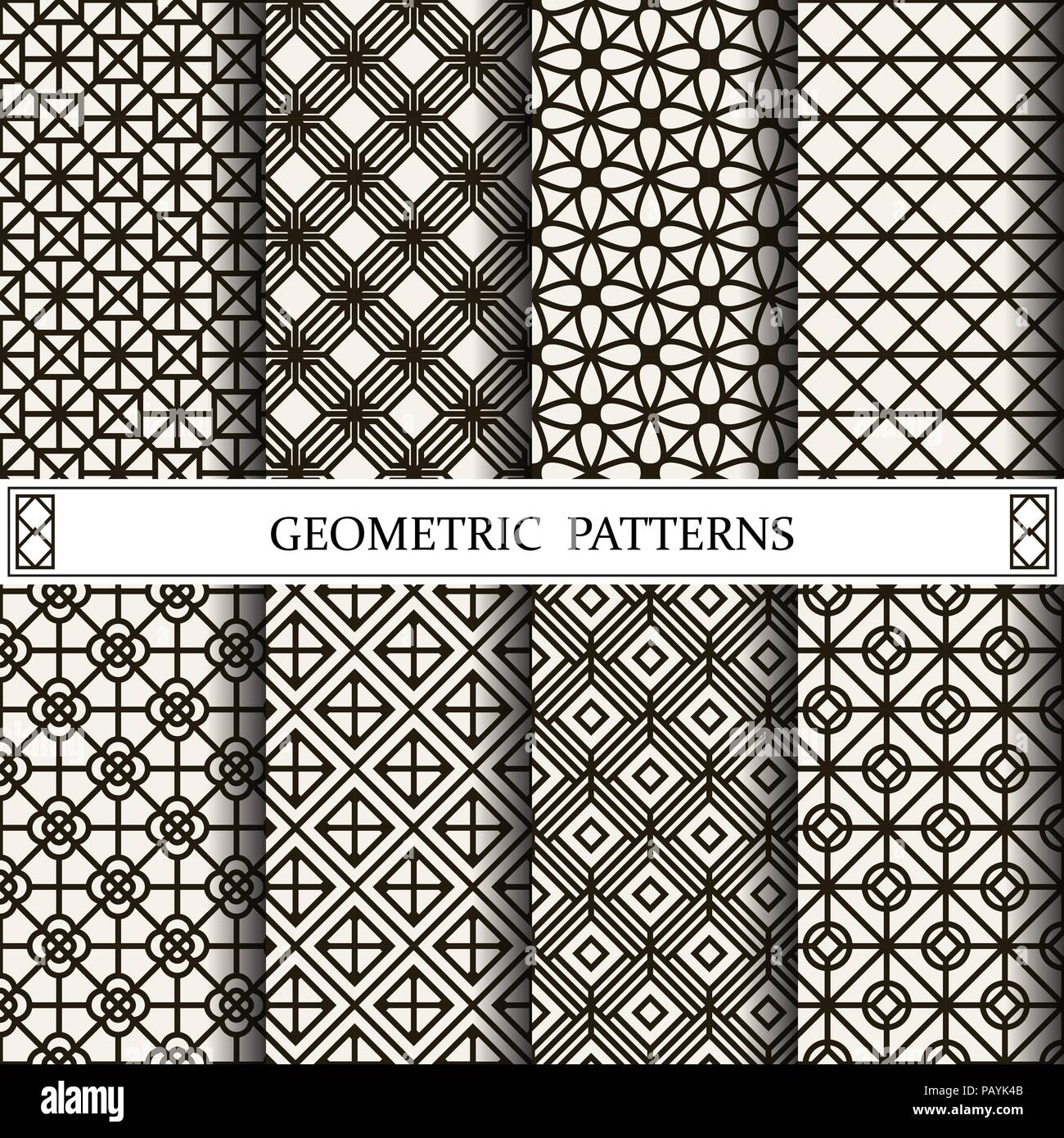 geometric vector pattern,pattern fills, web page, background, surface and textures Stock Vector ...