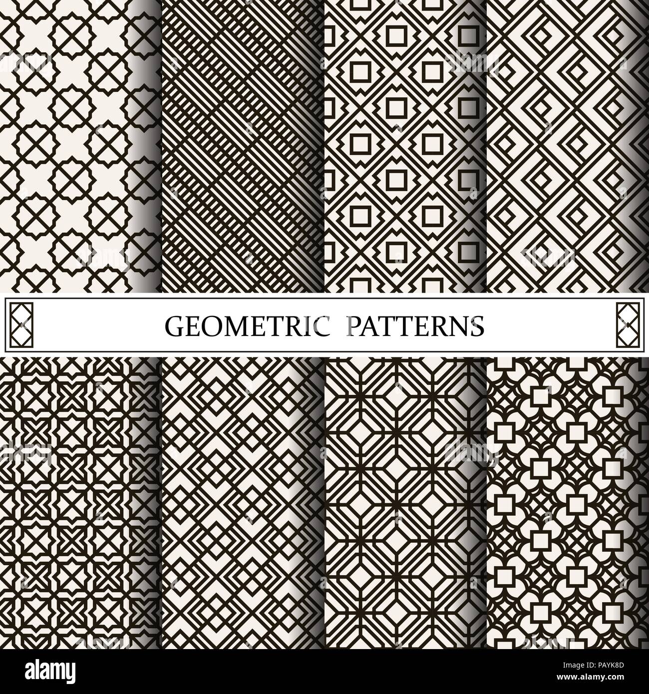 geometric vector pattern,pattern fills, web page, background, surface and textures Stock Vector ...