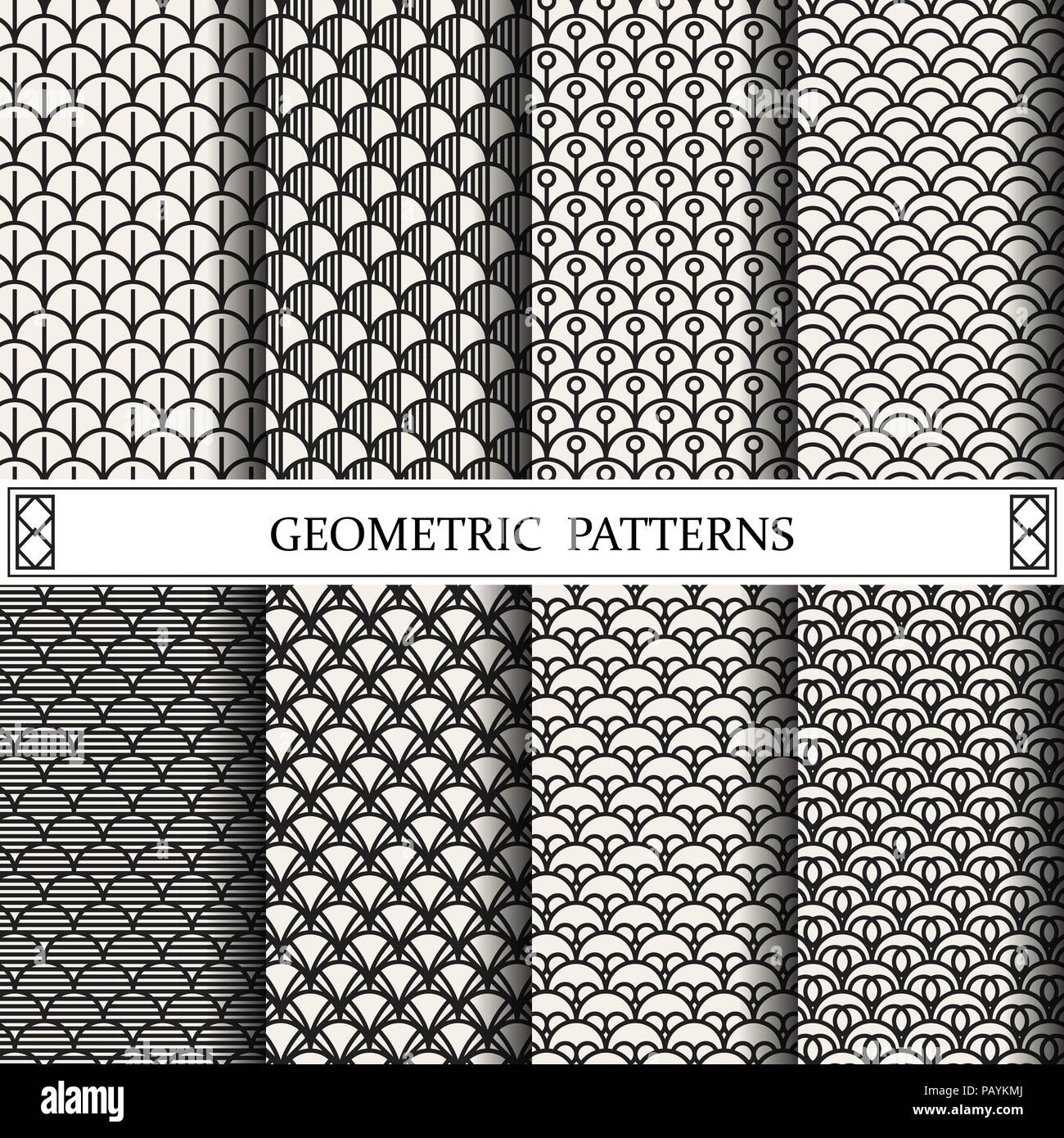 geometric curve vector pattern,pattern fills, web page, background, surface and textures Stock ...