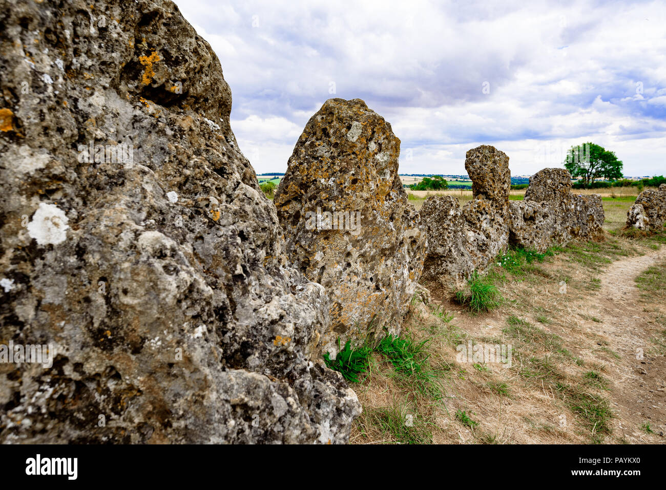 Rollright stones summer solstice hi-res stock photography and images ...