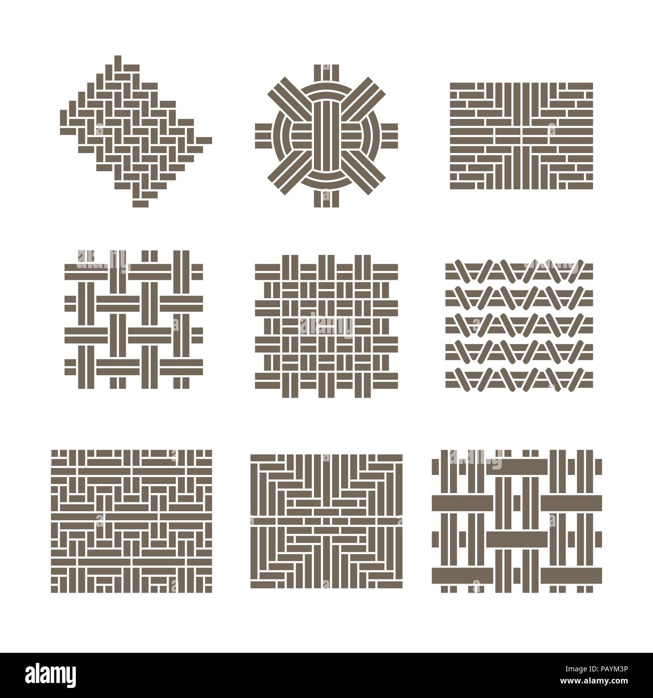 Bamboo lattice Stock Vector Images - Alamy