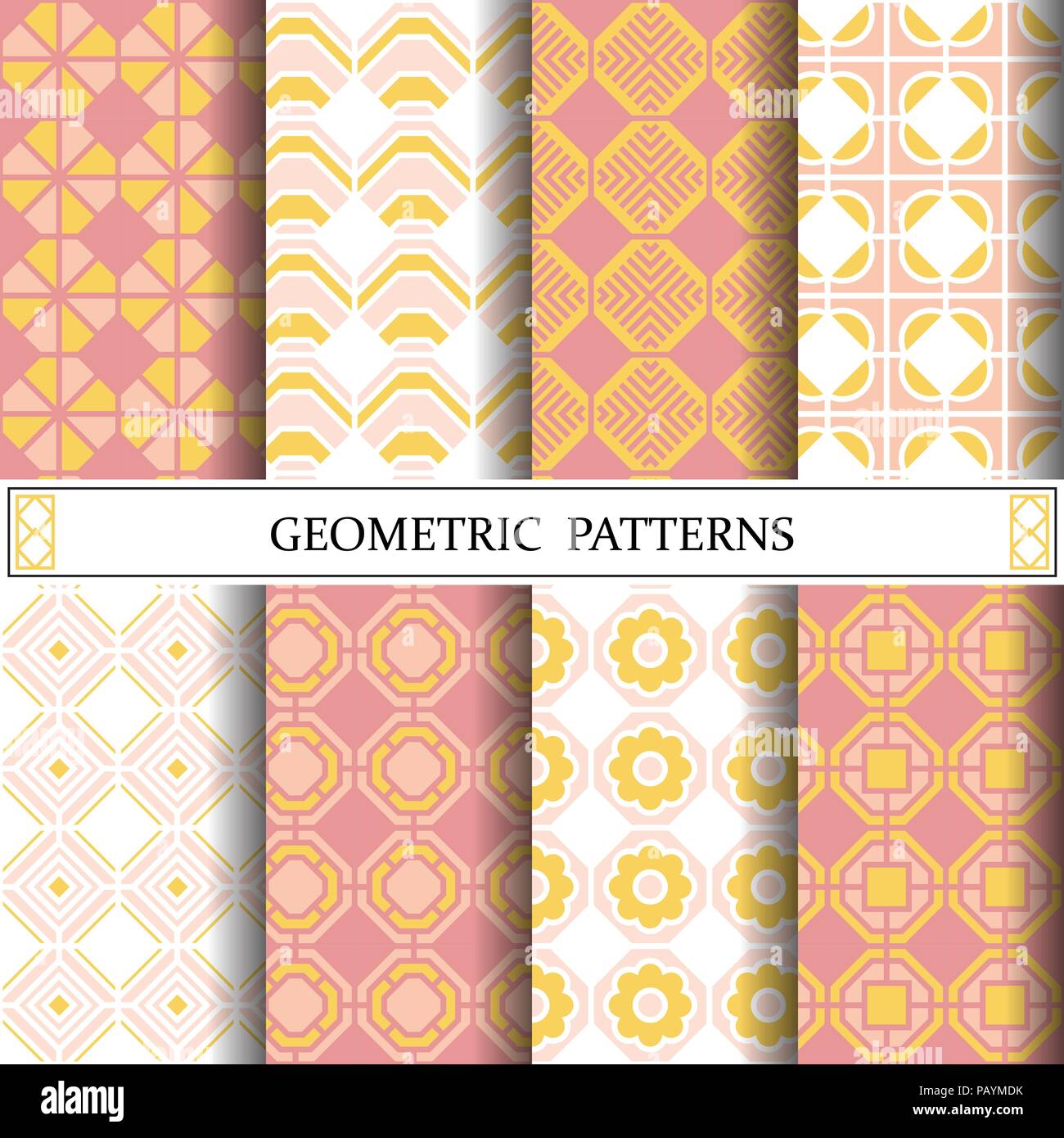 octagon geometric vector pattern for web page background Stock Vector ...