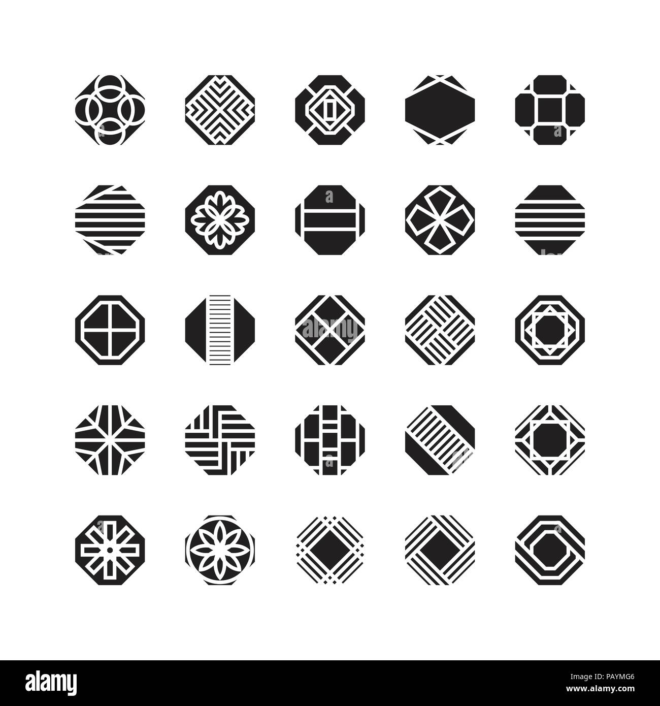 Octagon vector tile hi-res stock photography and images - Alamy