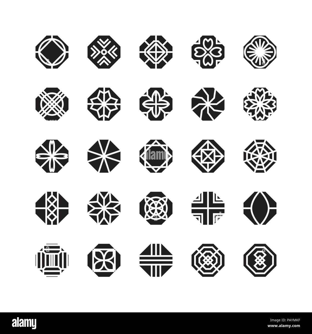 Octagon vector vectors hi-res stock photography and images - Alamy