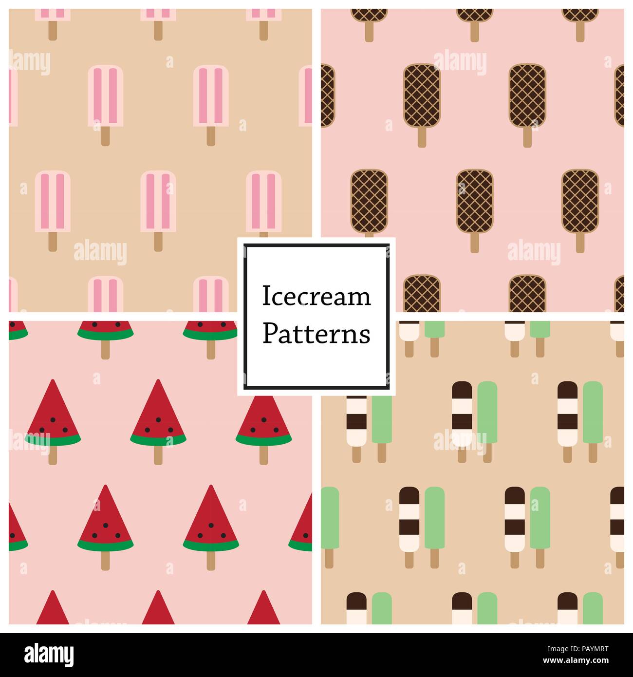 Cream pattern Stock Vector Images - Alamy