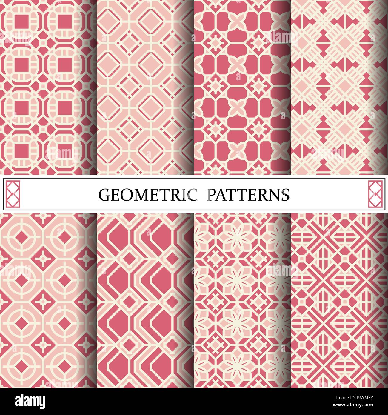 octagon geometric vector pattern for web page background , editable ...