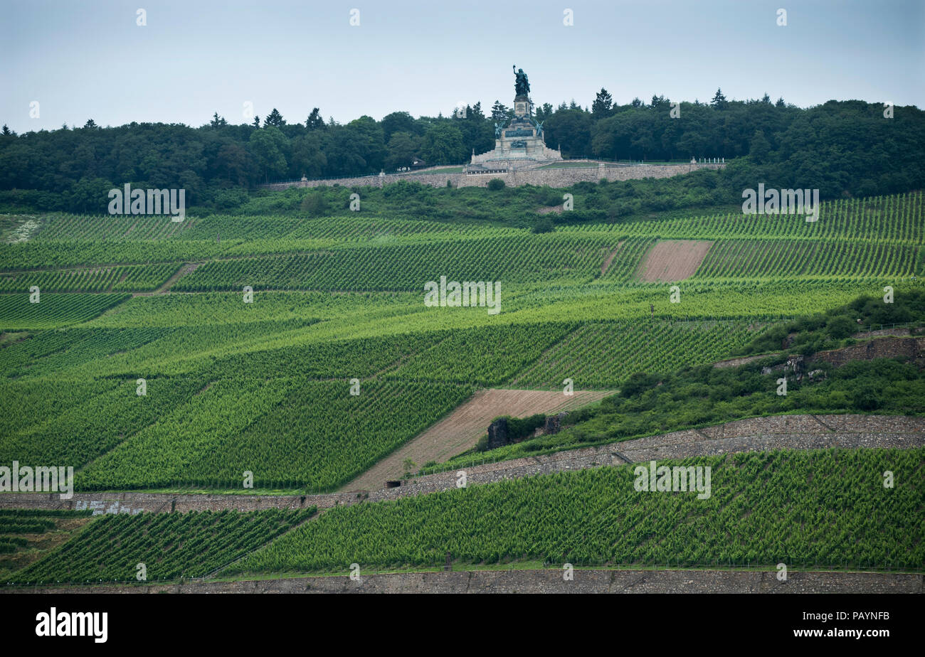 Niederwald monument rudesheim germany hi-res stock photography and ...