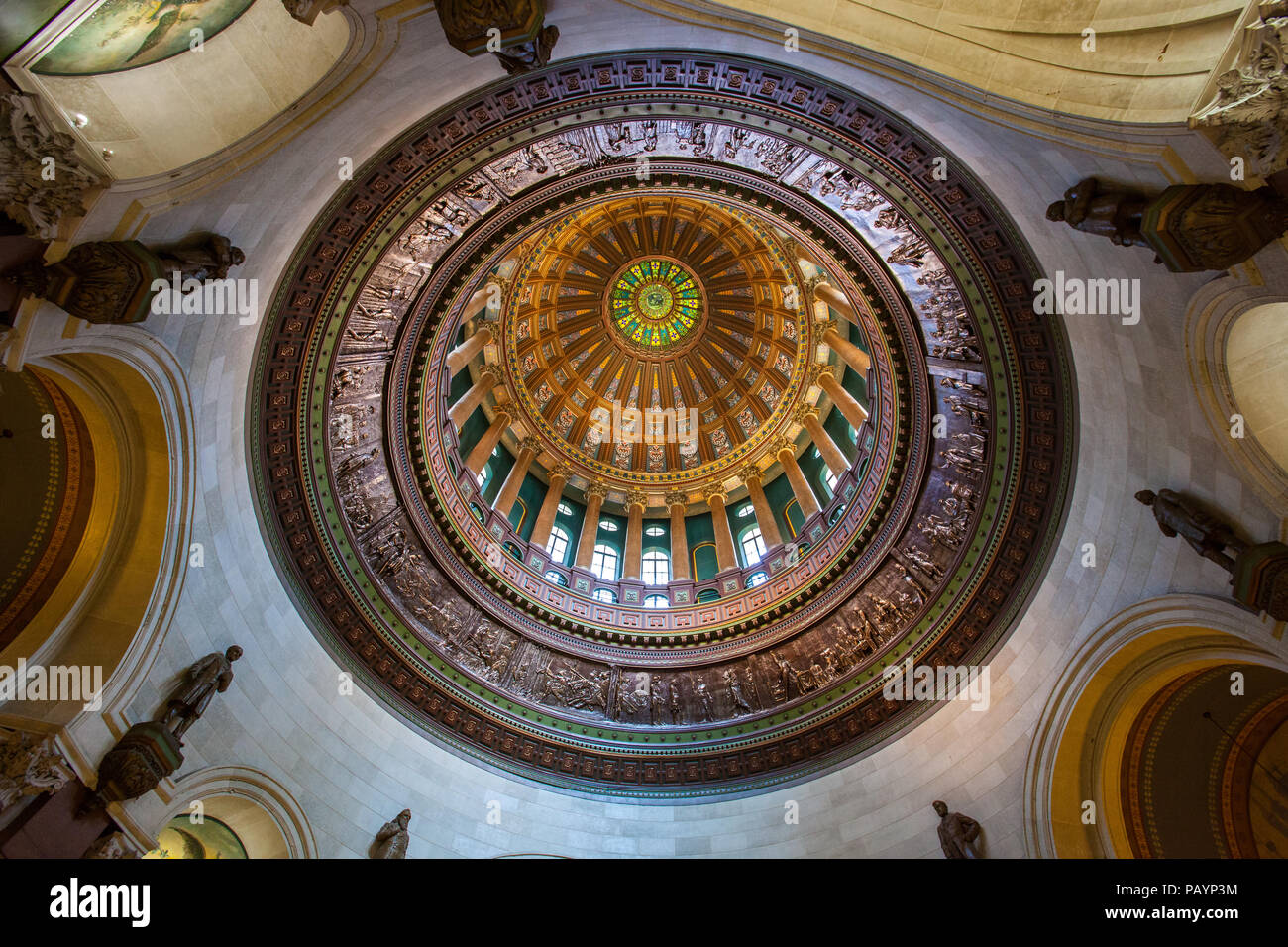 SPRINGFIELD, ILLINOIS - JULY 11, 2018 - View of the interior of ...