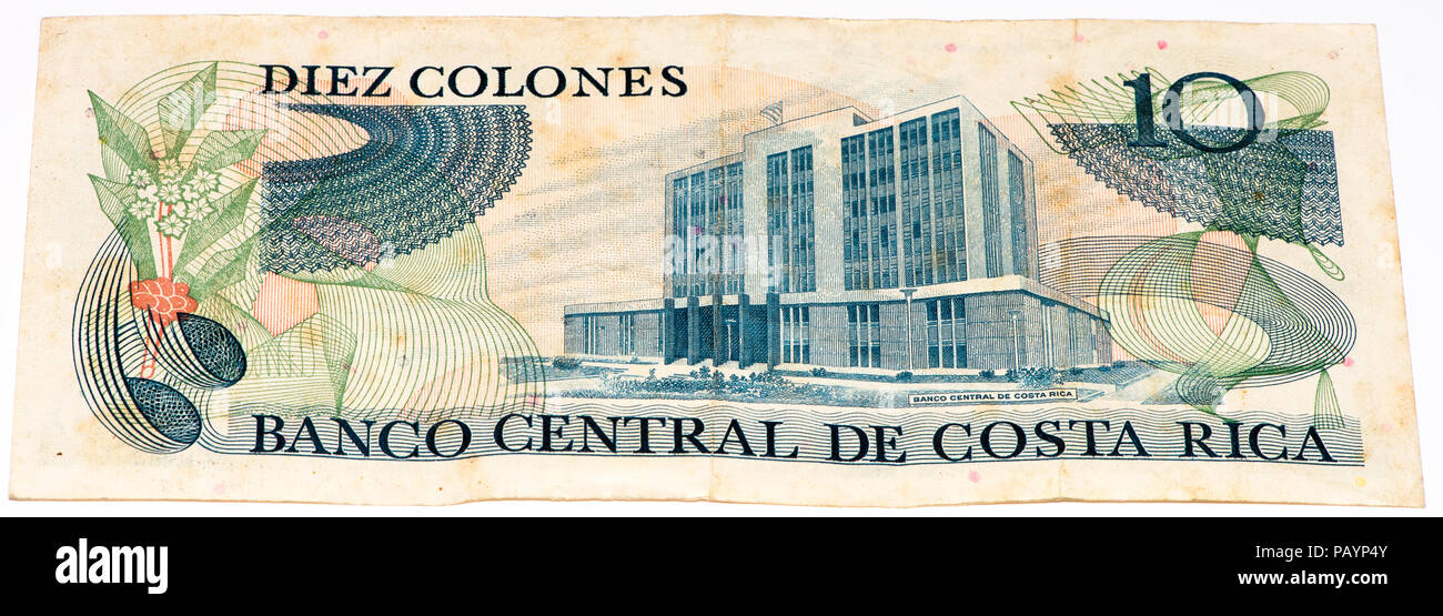 Costa rica colon currency note sign hi-res stock photography and images ...